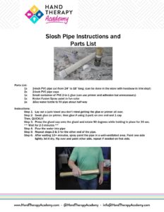 slosh-pipe-instructions-1 | Hand Therapy Academy
